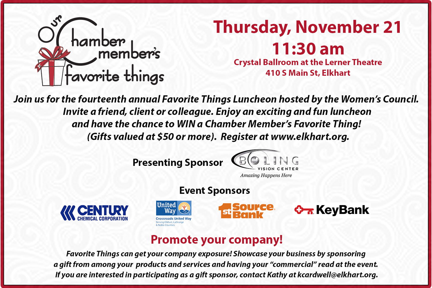 Chamber Calendar - Greater Elkhart Chamber of Commerce